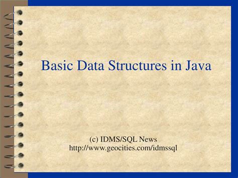 Ppt Basic Data Structures In Java Powerpoint Presentation Free Download Id6645472