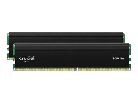 Crucial 32gb Pc4 25600 288 Pin Ddr4 Sdram Udimm Kit Cp2k16g4dfra32a