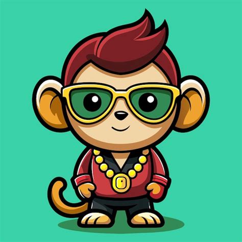 Premium Vector Stylish Monkey Vector File
