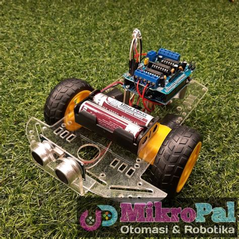 jual diy 2 wd arduino obstacle avoidance smart car robot avoider 2wd