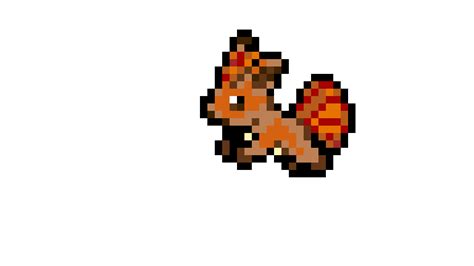 Pixilart Running Vulpix Sprite By Quakenpixels