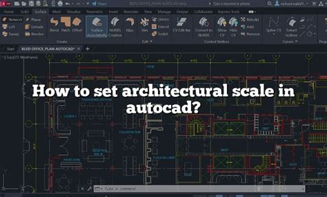 How To Set Architectural Scale In Autocad CADdikt