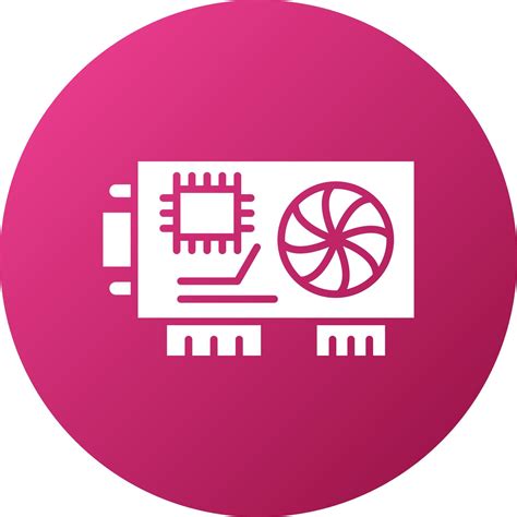 Graphics Card Icon Style 21802164 Vector Art At Vecteezy