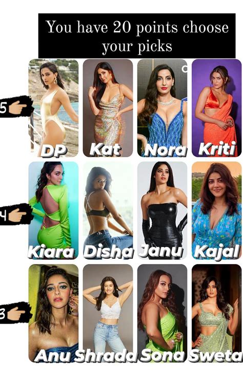 you have 20 points choose your pick wisely r apsarabazaar