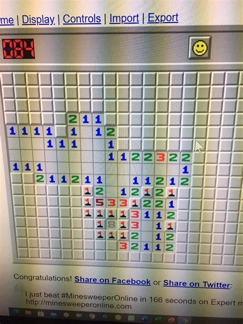 I Have Found My First 8 R Minesweeper