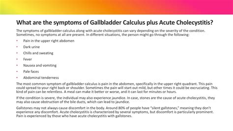 Ppt Gallbladder Calculus Plus Acute Cholecystitis Powerpoint