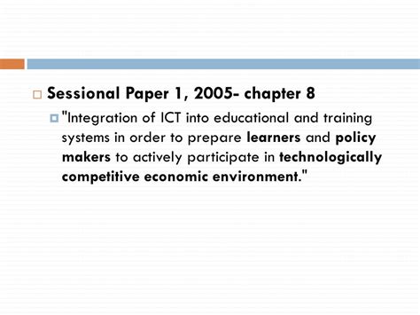 Ppt Implementation Of Ict Integration Strategy At Ministry Of Education Powerpoint