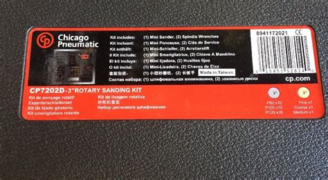 Chicago Pneumatic Cp7202d 3 Rotary Sanding Kit Dwtool Com