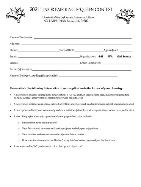 Fillable Online Modeling Nominating Form Fax Email Print Pdffiller