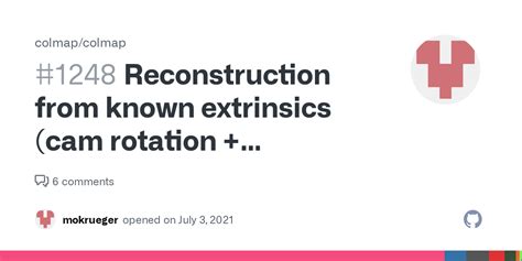 Reconstruction From Known Extrinsics Cam Rotation Translation Issue Colmap Colmap