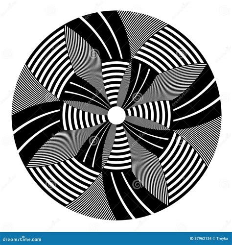 Abstract Rotation Circle Design Element Stock Vector Illustration Of Vector Abstract