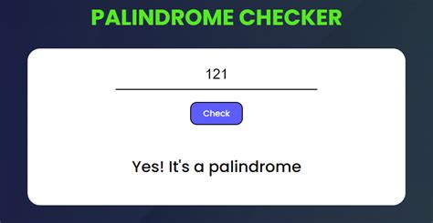 github vidyasagarmehar palindromewebapp js proj05 palindrome checker