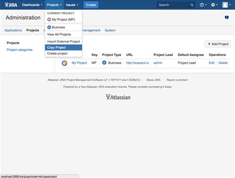 Jira Copy Project Plugin Atlassian Marketplace
