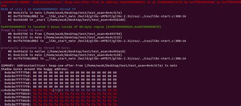 AddressSanitizer A Fast Address Sanity Checker wsxk s blog 小菜鸡