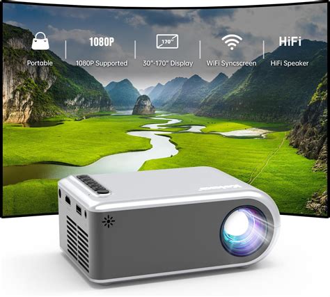 Amazon Com Mini Projector With WiFi Kolexa Small Portable Projector