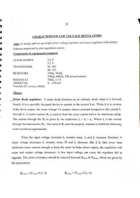 Exp Electronics Lab Record Electronics And Communication Engineering Studocu