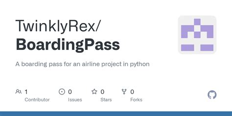 GitHub TwinklyRex BoardingPass A Boarding Pass For An Airline Project In Python