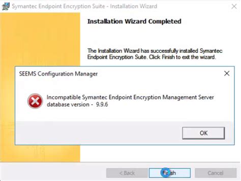 after this is finished the configuration manager comes up and displays