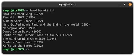 Using Head Command In Linux Examples