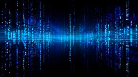 premium ai image digital data concept with binary code