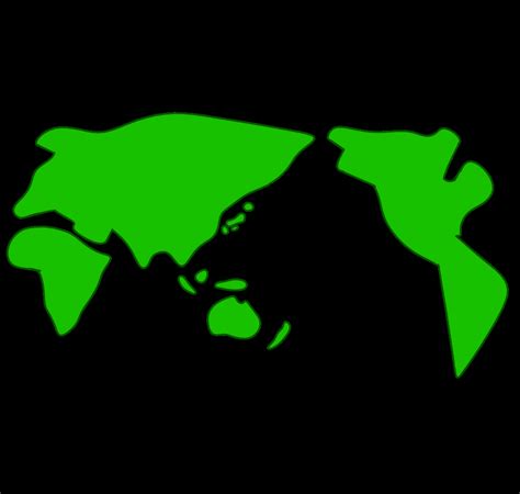 シンプルでかわいい世界地図のイラスト いらすとマッピング