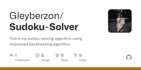 GitHub Gleyberzon Sudoku Solver This Is My Sudoku Solving Algorithm Using Improoved