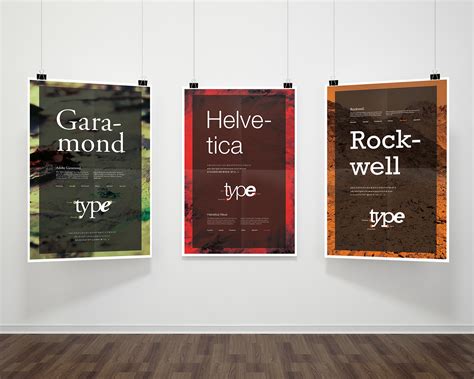 Type Classifications Poster Series On Behance