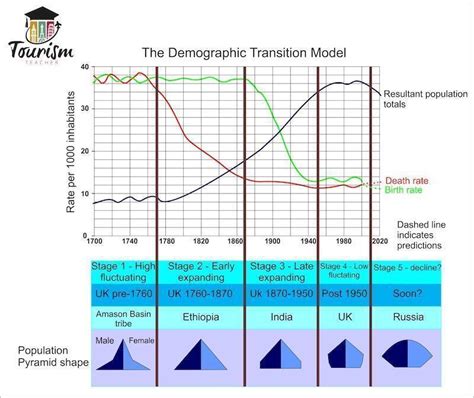 the demographic transition model made simple the geography teacher