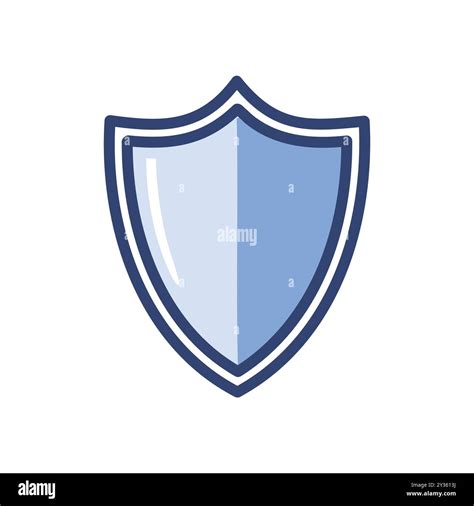 Protection Shield Icon Blue Shield Icon Representing Defense Security