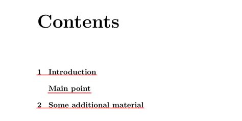 Hyperref Unnumbered Sections Aligned Including Pdfborderstyle In
