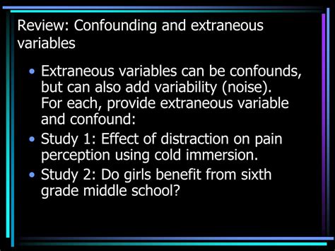 Ppt Understanding Key Concepts In Experimental Psychology Validity
