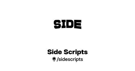Side Scripts Linktree