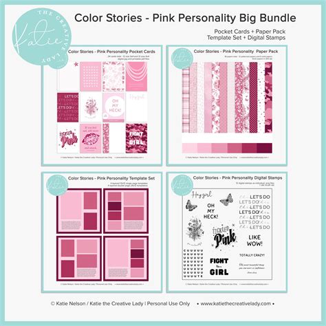 New Color Stories release - Pink Personality! — Katie the Creative Lady ...