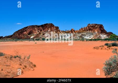 Australia Rock Formation In Rainbow Valley National Park In Northern