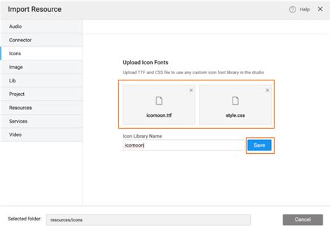 Custom Icon Fonts Wavemaker Docs