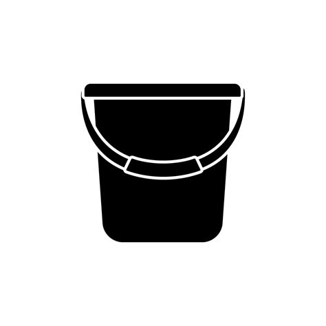 Bucket Icon Vector Cleaning Illustration Sign Basket Symbol Or Logo 41439904 Vector Art At