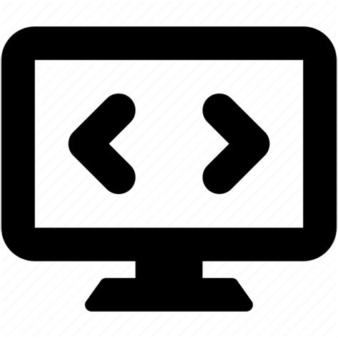 Coding Html Html Coding Monitor Web Development Icon Download On