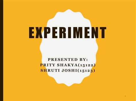 Experiment The Lean Startup PPT