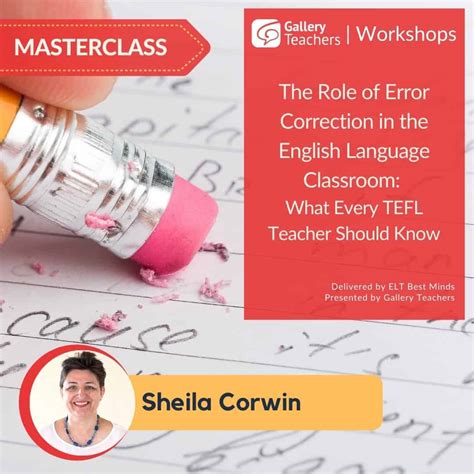 The Role Of Error Correction In The English Language Classroom