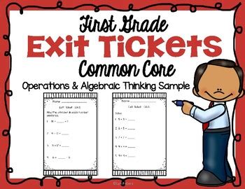 EXIT TICKET FREEBIE FIRST GRADE SAMPLE By Lyn Peters TpT
