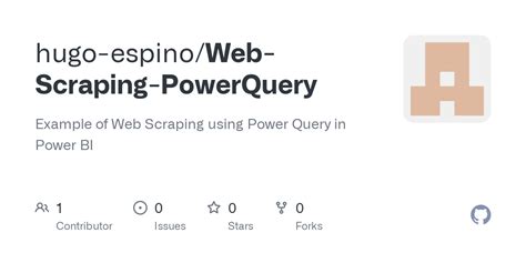 Github Hugo Espinoweb Scraping Powerquery Example Of Web Scraping