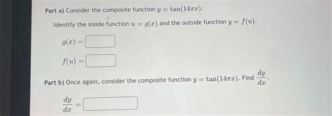 Solved Part A Consider The Composite Function Chegg