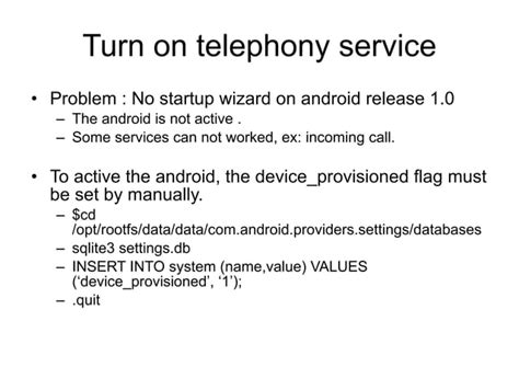 android radio layer interface
