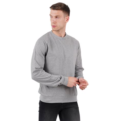Mens Cotton Grey Pullover Arzikiin