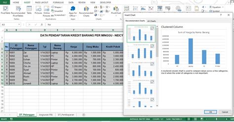 Cara Membuat Dan Mengolah Grafik Charts Di Excel Neicy Tekno