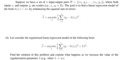 Solved Suppose We Have A Set Of N Input Output Pairs D