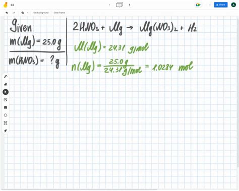 solved how many grams nitric acid is needed to react completely with