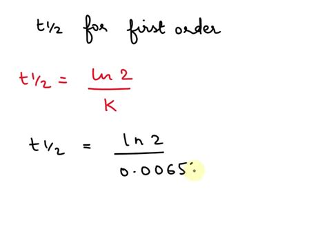 Solved A First Order Decomposition Reaction Has A Rate Constant Of 0
