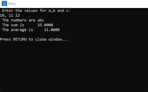 Solved Modify The Program Below So That The Average Is Chegg Com