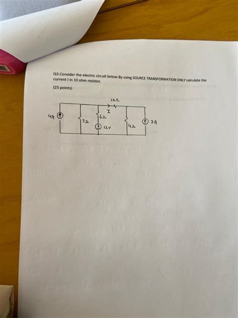 Solved Q3consider The Electric Circuit Belowby Using